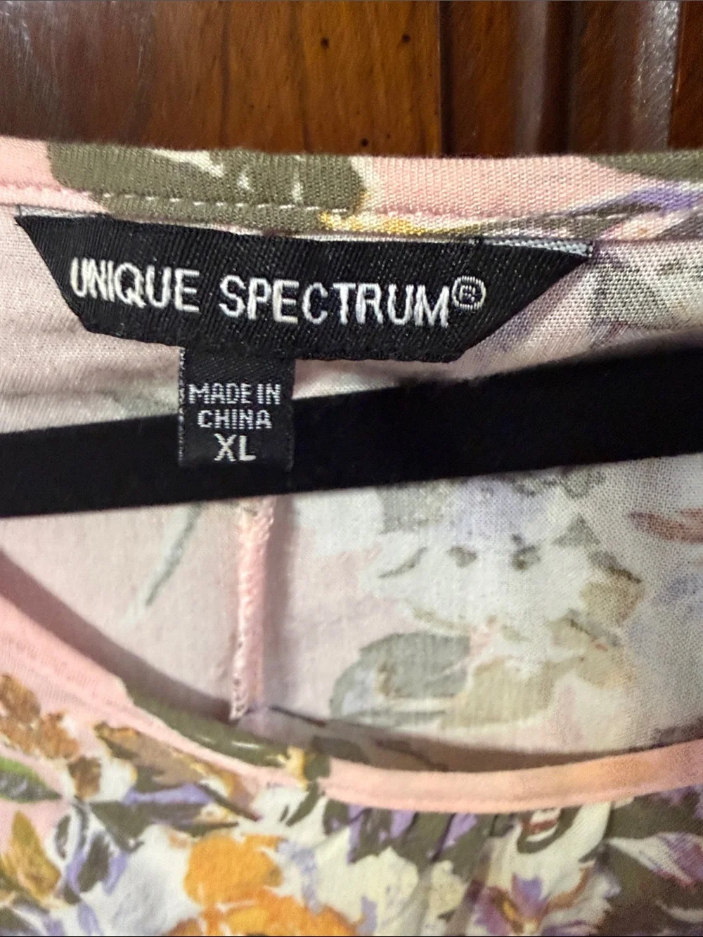 Unique Spectrum | Tops | Unique Spectrum Pink Floral Scoopneck Tunic ...